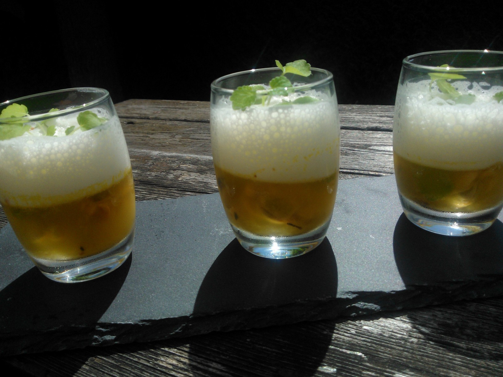 Verrine épicée en Battle Food #22. Moules en gelée d'orange et mousse ...